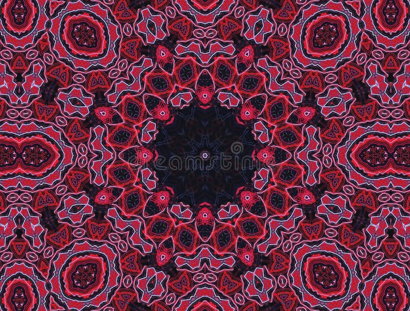 Mandala Spiritual Background Seamless Texture Stock Illustration ...