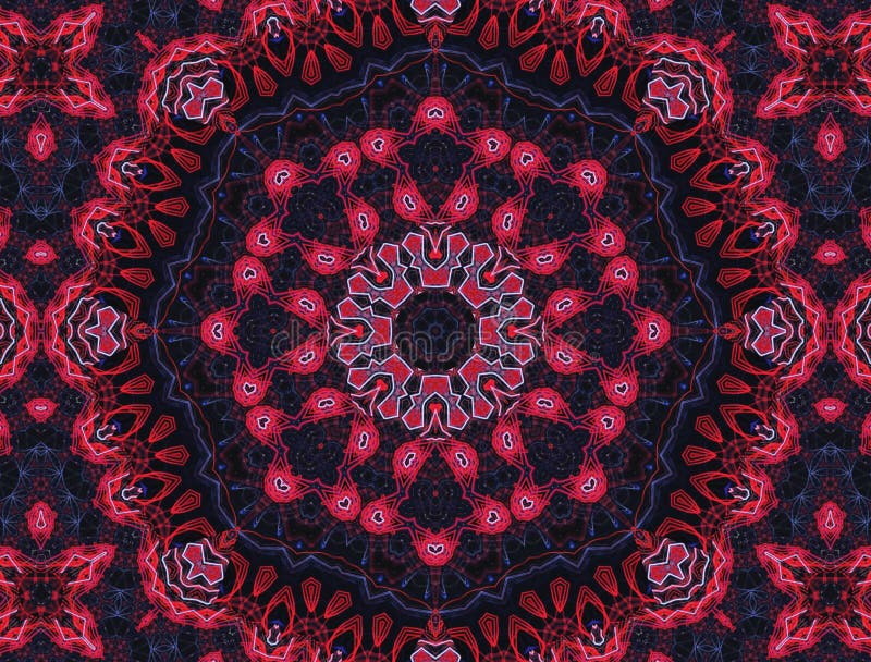 Mandala Spiritual Background Seamless Texture Stock Illustration ...