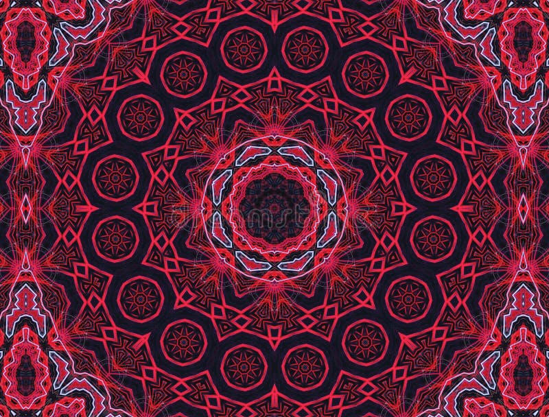 Mandala Spiritual Background Seamless Texture Stock Illustration ...