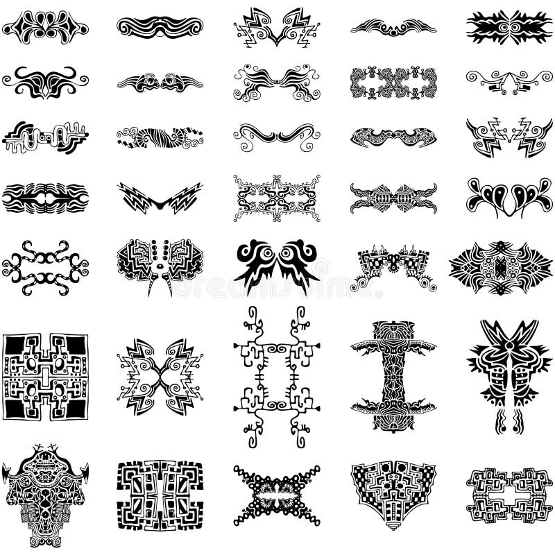 Unique Hand-drawn Vector Elements Collection Stock Vector ...