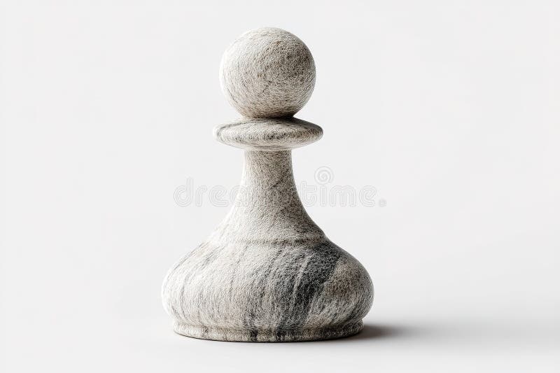 Unique Handcrafted Chess Pawn Sculpture Made of Soft Textured Material ...
