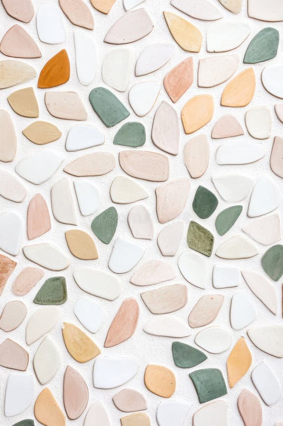 Unique Handmade Ceramics in an Artistic Tiled Background Showcasing ...