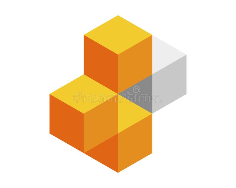 Cube Plus Logo Image Vector Stock Vector - Illustration of simple ...