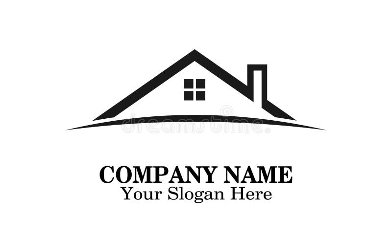 Unique house logo design stock vector. Illustration of apartment ...