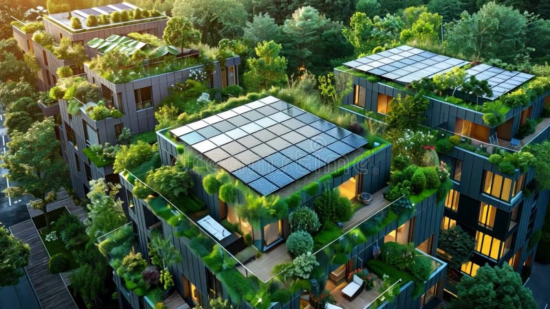 Innovative Eco-friendly Housing Design Featuring Lush Greenery and ...