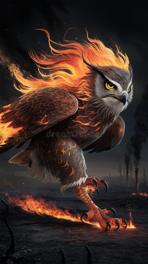 A Unique Hybrid Creature, Combining the Features of an Eagleowl and the ...