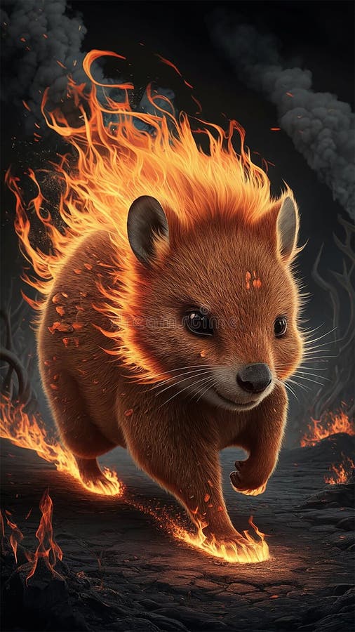 A Unique Hybrid Creature, Skillfully Blending the Features of a Quokka ...