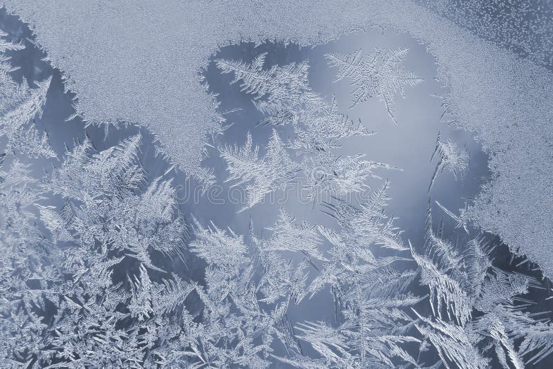 The a Unique Ice Patterns on Window Glass Stock Photo - Image of frozen ...