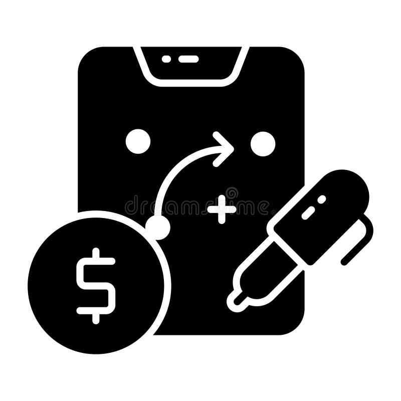 Unique Icon of Business Strategic Planning, Editable Vector of Tactical ...