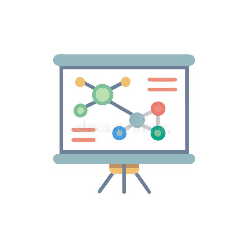 Unique Science Diagram Icon Design Stock Illustration - Illustration of ...