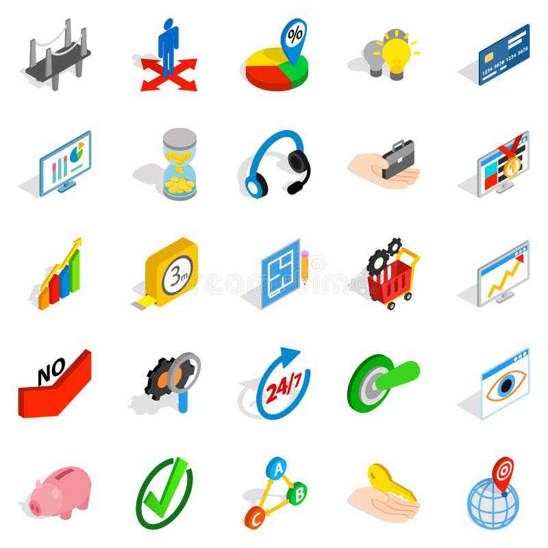 Unique icons set stock vector. Illustration of isolated - 51379940