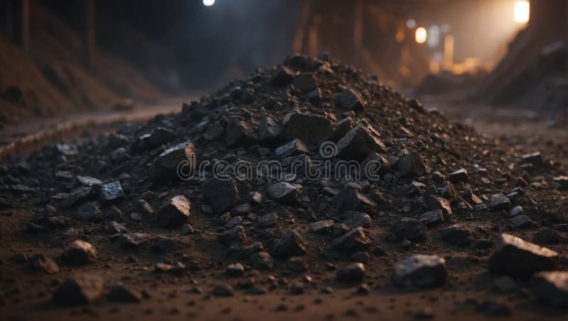 Lead Ore Excavation a Glimpse into the Heavy Industrial Process of ...