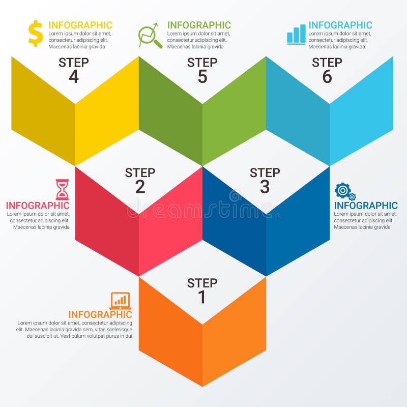 Unique Infographics Template. Vector Infographic Element. - Vector ...
