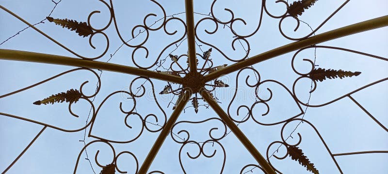 Unique iron carving stock photo. Image of carving, clouds - 240449976