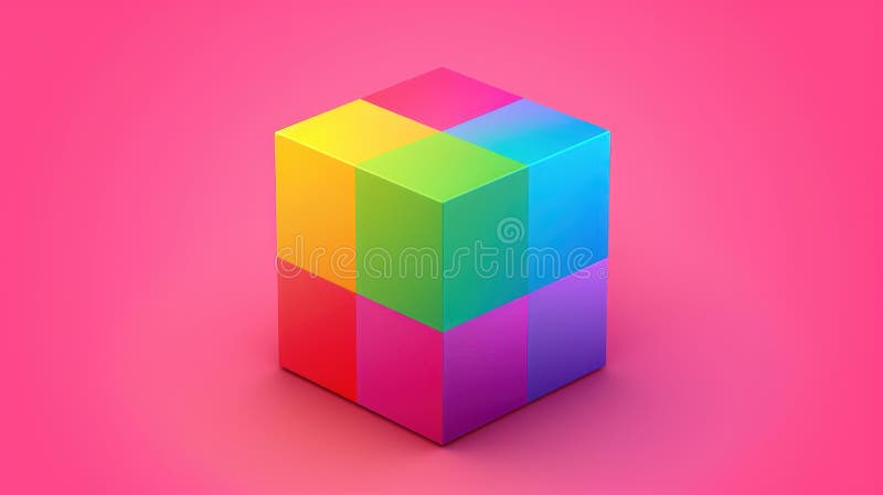 Unique Isometric Logo Design Showcasing Brand Text in Vector Format ...