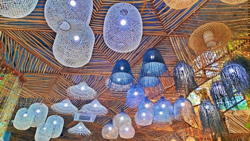 Unique Lampshade Assembly Design Stock Photo - Image of lamps, assembly ...