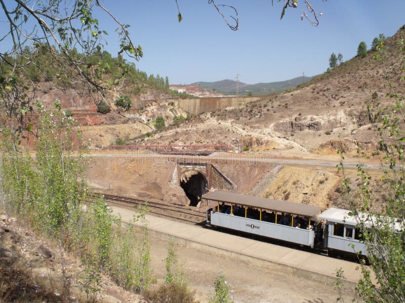 Rio Tinto - Spain editorial stock photo. Image of train - 153933343