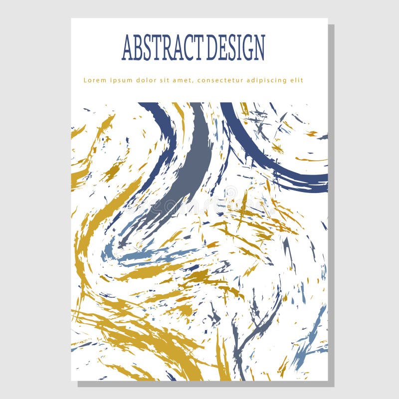 A Unique Layout of Corporate Design for Title Pages, Covers, Books ...