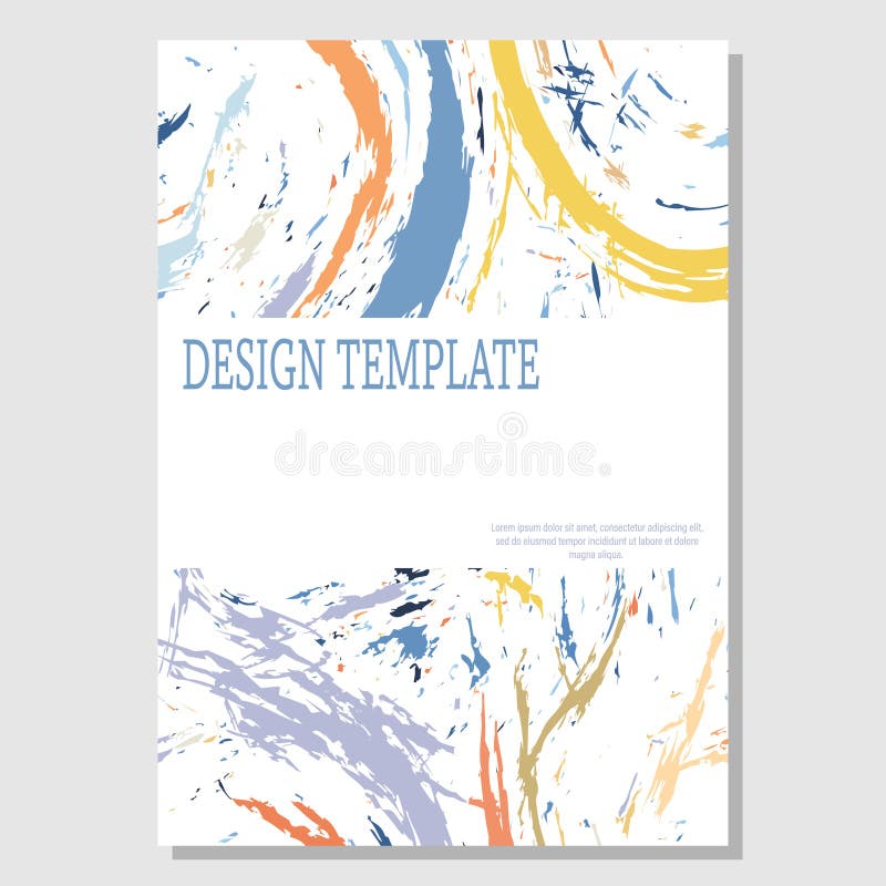 A Unique Layout of Corporate Design for Title Pages, Covers, Books ...