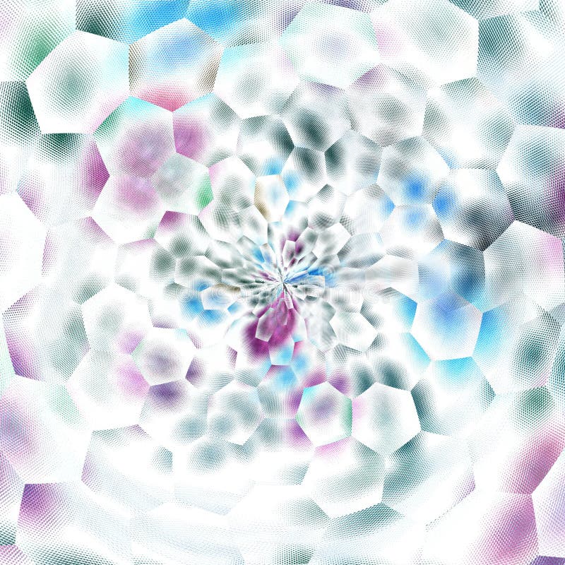 Unique Light Canvas Background Flowers Abstract Art Stock Illustration ...