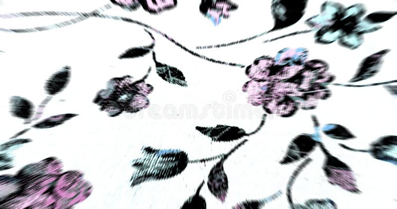 Unique Light Canvas Background Flowers Abstract Art Stock Illustration ...