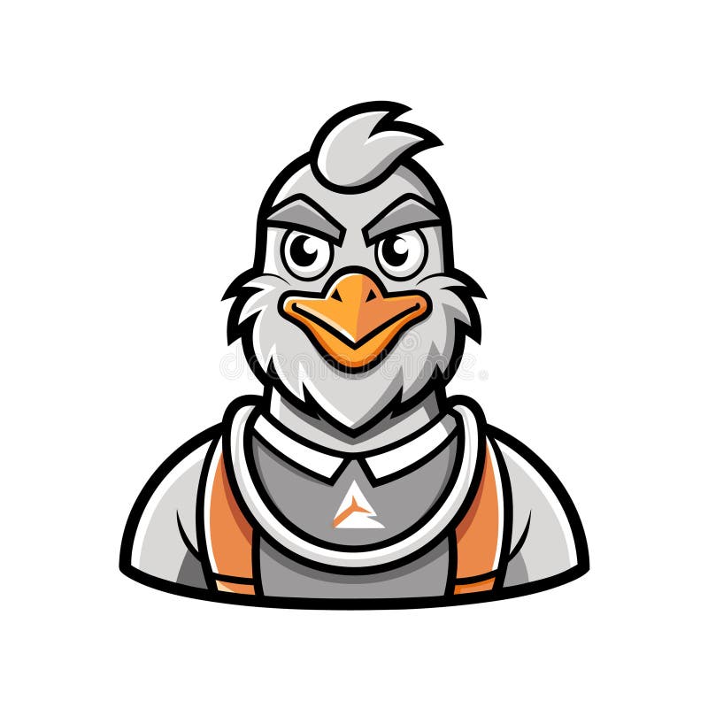 Unique Line Design of Blinking Albatross Stock Photo - Illustration of ...