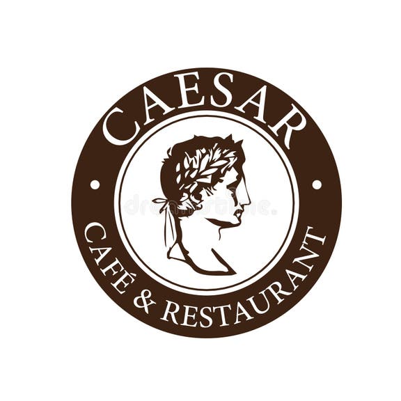 Caesar Cafe & Restaurant Logo Stock Illustration - Illustration of logo ...