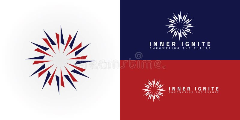 The Unique Logo Displays a Central Void from Which Sharp, Dynamic ...
