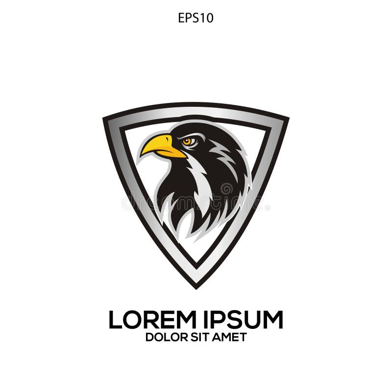 Unique Logo Eagle Head Vector Stock Vector - Illustration of prey, hawk ...