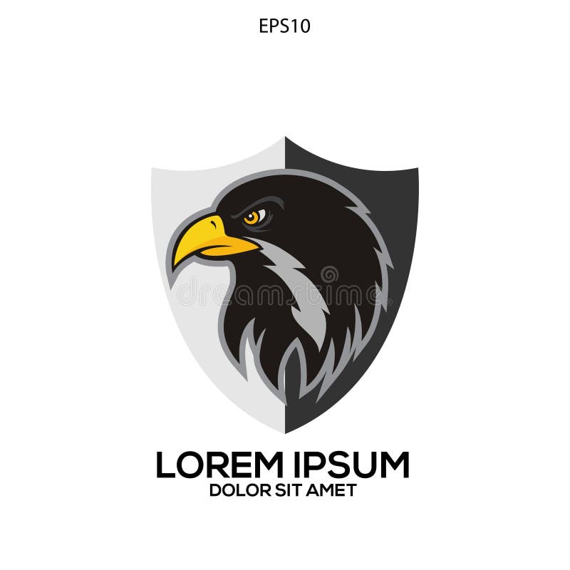 Unique Logo Eagle Head Vector Stock Vector - Illustration of prey, hawk ...