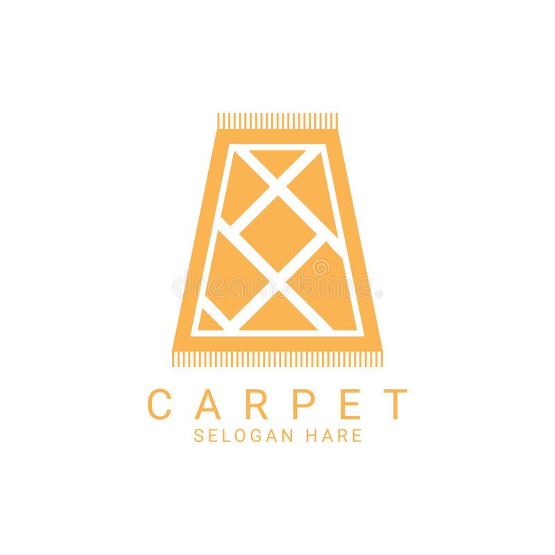 Unique Logo Rug Illustration Design Stock Vector - Illustration of ...