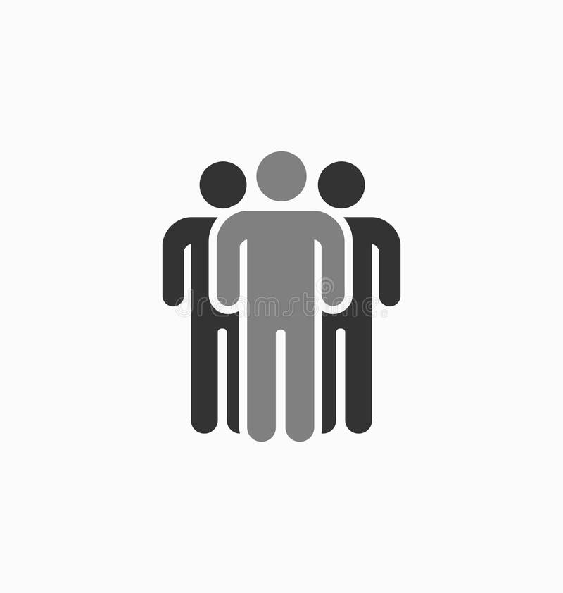 Unique Man Silhouette Icon Vector Sign. Different, Special Person Stock ...