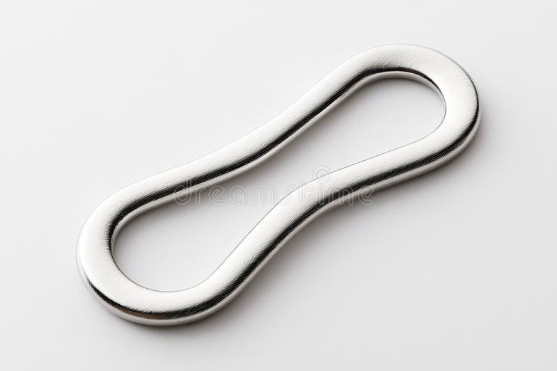 Unique Metal Loop Connector Crafted with Smooth Curves and a Shiny ...