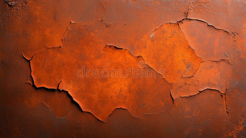 Unique Metal Texture Displaying Rich Natural Oxidation Patterns Over a ...