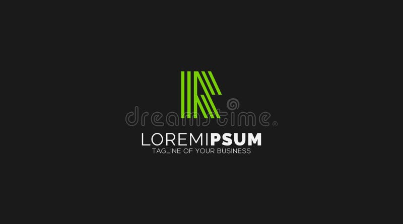 Unique Minimal R Logo Design Initial Based Logo Stock Illustration ...