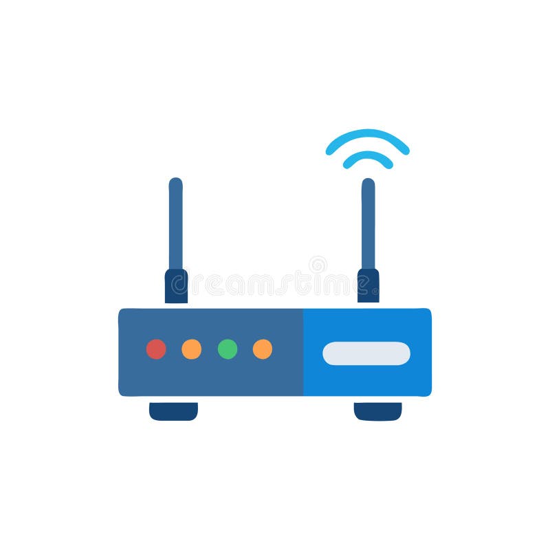 Unique Modem Router Electrical Icon Stock Illustration - Illustration ...