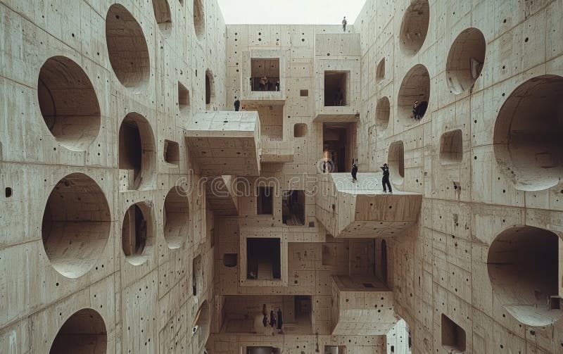 A Unique Modern Architecture with Circular Openings in the Walls ...