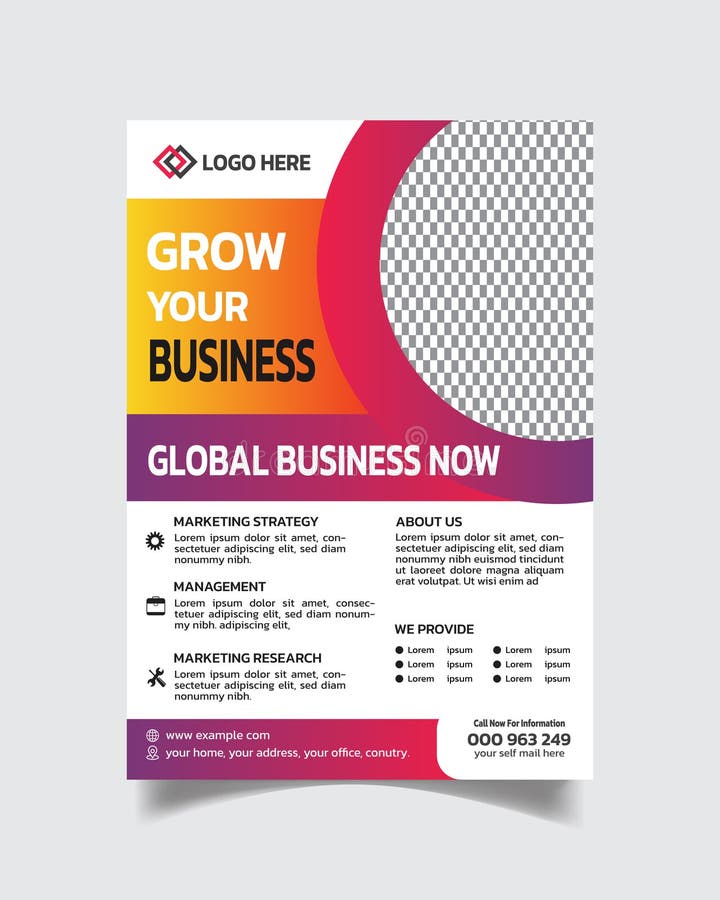 Unique Modern Business Flyer and Corporate Leaflet Template Creative ...