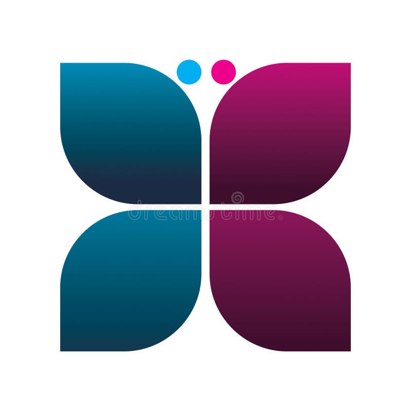 Butterfly Tile 1 stock illustration. Illustration of color - 4340352