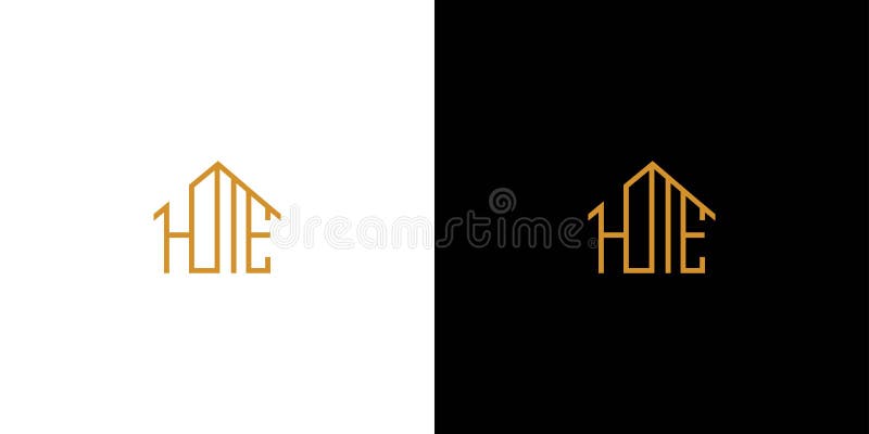 Unique and Modern House Logo Design Stock Illustration - Illustration ...