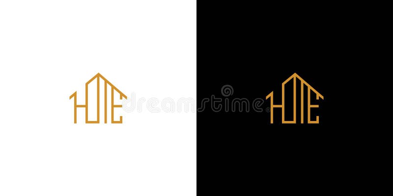 Unique and Modern Home Logo Design Stock Vector - Illustration of ...