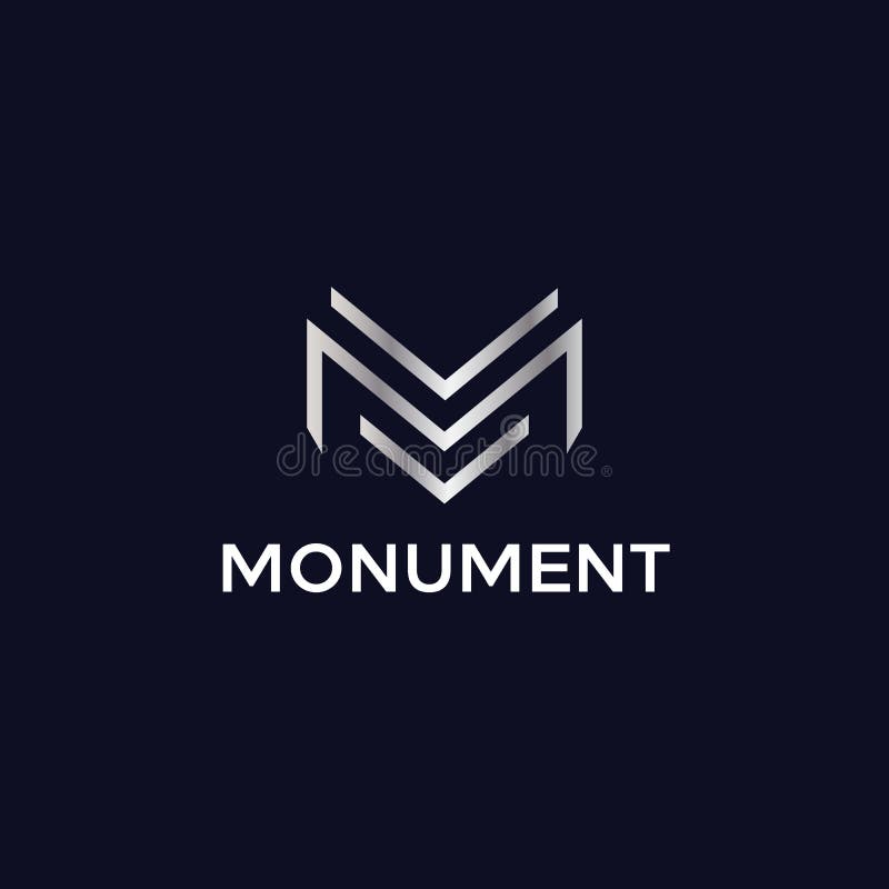Unique and Modern M Letter Logo Design. Vector Icon Illustration ...