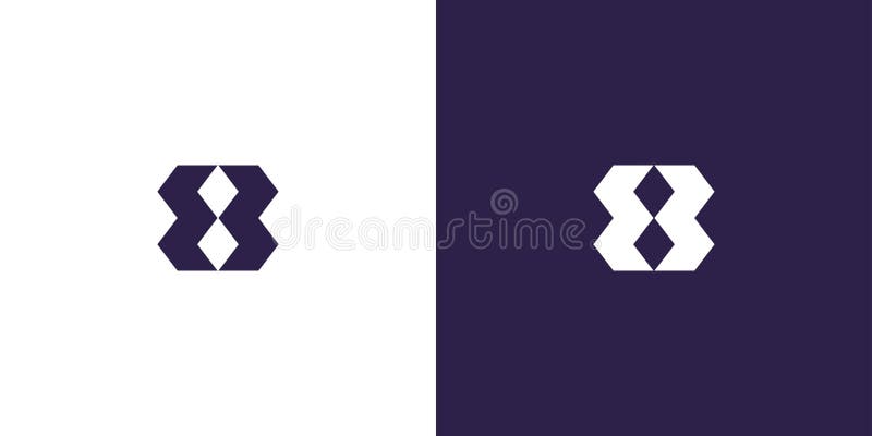 Unique and Modern Number 8 Logo Design Stock Vector - Illustration of ...