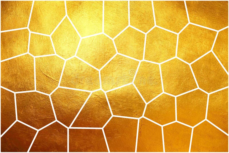 Bright Dynamic Shinning Golden Texture Mosaic Pattern, Creative ...