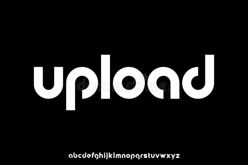 Unique Bold Chubby Display Font Vector. Creative Typography Style for ...