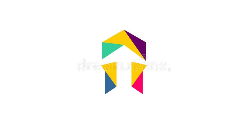 Unique and Modern Up Logo Design 15 Stock Vector - Illustration of ...