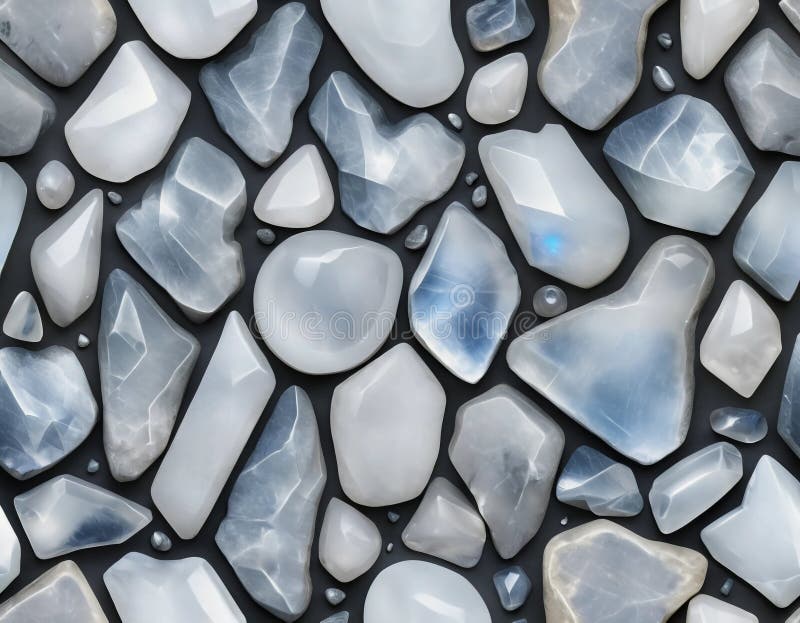 Unique Moonstone Pieces in Diverse Forms and Shades Create an ...