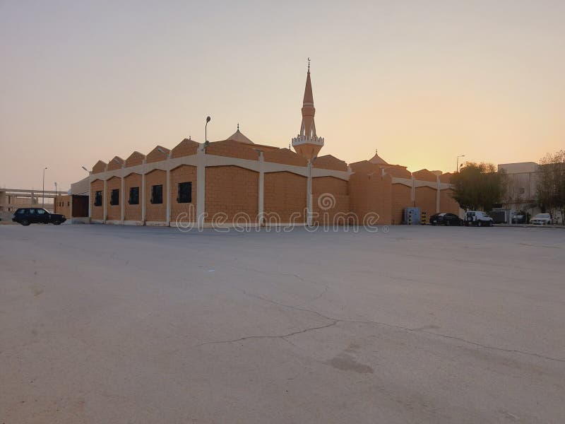 The Unique Mosque Building and Beautiful, Various Angles Stock Image ...