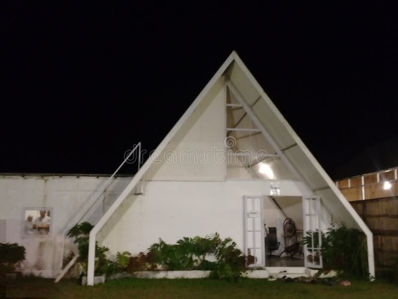 A Unique Mosque Building with a Triangular Door Editorial Photography ...