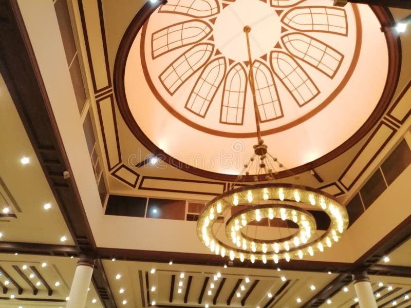 Unique Mosque Looks Great from Inside Stock Photo - Image of looking ...